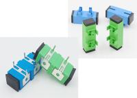 China SC APC UPC Optical Cable Adapter With Press Fit Iron Foot Used For PCB Circuit Board for sale