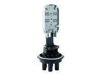 China 2 Inlets / 2 Outlets Fiber Optic Splice Closure Dome Type QYS98 For FTTH / FTTX for sale