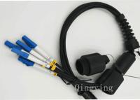 China PDLC 2 / 4 / 6 Cores Fiber Optic Outdoor Cable Insertion Loss < 0.3dB for sale