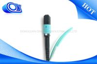 China OM3 MPO / MTP To MPO / MTP Fiber Patch Cord 12 Core Multi Mode for sale