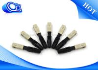 China OEM Gray 9*7*60 Mm Fiber Optic Fast Connector / SC MM Fiber Optic Connector Types for sale