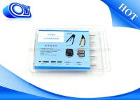 China IL<0.5dB Blue 0.9mm Optical Fiber Fast Connector Hot Melt Single Mode / Sc Type Fiber Optic Connector for sale