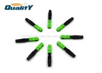 China 3.0mm 2.0X3.0mm Fiber Optic Drop Cable Connector / SC APC fast connector for sale