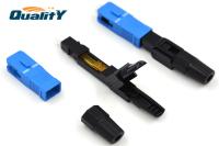 China Sc Fast Connector Insertion Loss 0.2dB Fiber Optic Connector Assembly / Fiber Optic Fast Connectors for sale