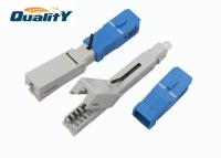 China Singlemode SC UPC Assembly Fiber Optic Fast Connector 2.0x3.0 Drop Cable for sale