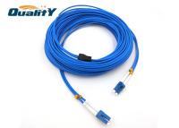 China 3.0mm PVC/LSZH SM 2 Core G657A1 Armored Fiber Cable for sale