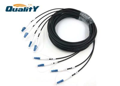 China LC UPC Armoured Fiber Optic Patch Cord for sale