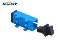 China Low Insertion Loss SC UPC UPC  APC Single Mode with Plastic Foot Fiber Optic Adapter /Coupler for sale