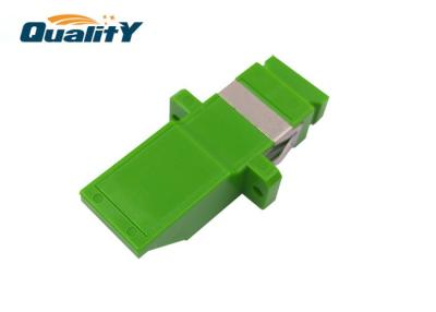 China Simplex Single Mode SC Coupler Fiber Optic Shutter Adapter Carton Packing for sale