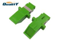 China Shutter Duplex Fiber Optic Adapter Single Mode Sc Female To St Female for sale