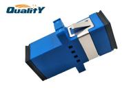 China QADSC-002 SX SM SC UPC Adaptor IL 0.2dB Optic Fiber 1310 / 1550 Wavelength for sale