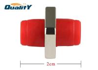 China FC SM Square Copper Fiber Optic Cable Adapter , Simplex Optical Fiber Adapter for sale
