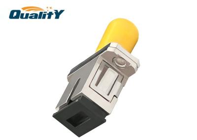 China Yellow SM Optical Fiber Adapter , SC TO ST Fibera optics Adapter for sale