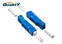China FTTH LC Female To SC Male Hybrid Flange Fiber Optic Adapter Insertion Loss 0.2dB for sale