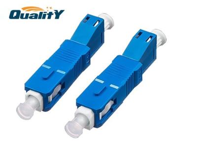 China Blue Color Optical Fiber Conversion Adapter High Corrosion Resistance for sale