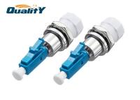 China Metal Square Fiber Optic Adapter Sc / Upc - Fc / Upc To Sc Fc Hybrid Adapters for sale
