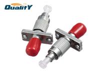 China FC To ST Metal Fiber Optic Adapter , Singlemode SM Fiber ST Female To FC Male Conversion Hybrid Adapters for sale