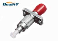 China FC To ST Metal Fiber Optic Adapter , Singlemode SM Fiber ST Female To FC Male Conversion Hybrid Adapters for sale