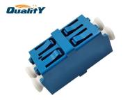 China FTTH  LC UPC SM Simplex Duplex Adapter Flange Coupler Plastic Material  type to ethernet for sale