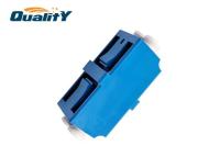 China FTTH  LC UPC SM Simplex Duplex Adapter Flange Coupler Plastic Material  type to ethernet for sale