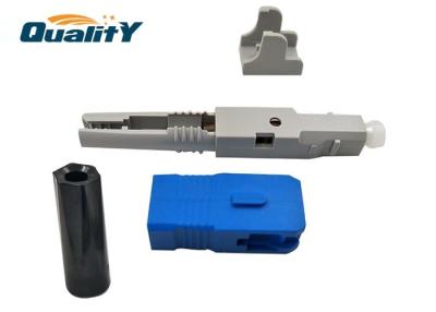 China 2.0x3.0mm Drop Cable Fast Connector Singlemode / SC Type Fiber Optic Connector for sale