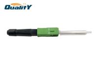 China Quick Assembly SC / APC Optic Fiber Fast Connector Hot Melt Type / Fast Connectors Fiber Optic for sale