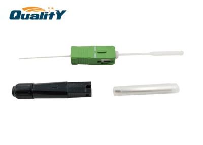 China Quick Assembly SC / APC Optic Fiber Fast Connector Hot Melt Type / Fast Connectors Fiber Optic for sale