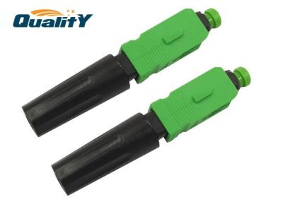China Direct Plug Type SC APC Fiber  Connector  Single Mode For Wide Area Networks / Sc Apc Fast Connector for sale