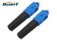 China Direct Plug Type SC UPC Fiber Optic Fast Connector G657A Return Loss 45db for sale