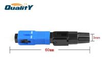 China FTTH Fiber Optic 60mm SC UPC Fast Connector For Drop Cable Conector Rapido De Fibra Optica Quick Connector for sale