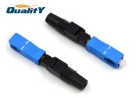 China FTTH Fiber Optic 60mm SC UPC Fast Connector For Drop Cable Conector Rapido De Fibra Optica Quick Connector for sale