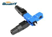 China FTTH Fiber Optic Quick Connector Single Mode UPC APC Fiber Optic Quick Connector SC UPC Fiber Fast Connector for sale