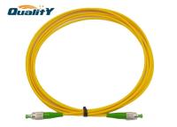 China Yellow Color FC APC To FC APC Fiber Optic Patch Cord 1m 2m 3m Length for sale