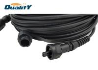 China Armored Fiber Optic Cable /  Male Female ODVA MPO APC Connector / 24 Core Fiber Optic Cable for sale