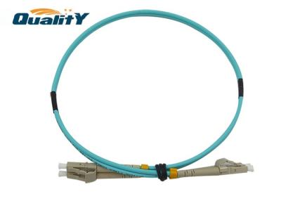 China Duplex Multimode / LC To LC Multimode Duplex Fiber Optic Patch Cable LAN / LC LC OM3 Patch Cord for sale