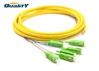 China Six Core G652D G657A LSZH Jacket Fiber Optic Pigtail High Durability for sale