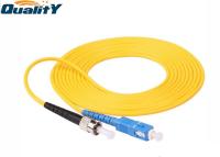 China Single Mode Duplex ST SC Fiber Optic Patch Cord for sale