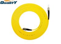 China Single Core G652D G657A PVC LSZH Optic Fiber Patch Cord for sale