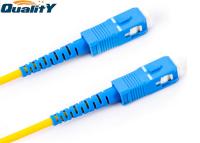 China Indoor Dia3.0mm SC UPC Single Mode Fiber Cable for sale