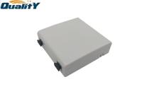 China SC UPC Adapter Indoor Wall Mount 2 Port Fiber Termination Box for sale