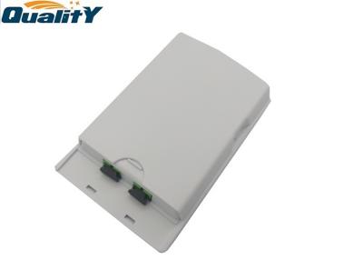 China SC APC Adapter 2 Port G652D Fiber Optic Termination Box for sale