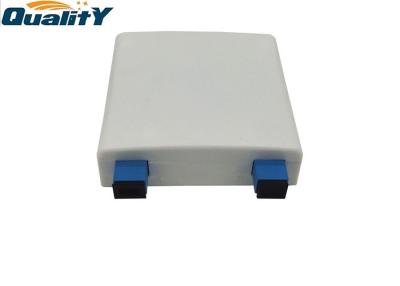 China 86*86*23mm SC UPC Fiber Termination Box For FTTH for sale