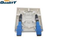 China 86*86*23mm SC UPC Fiber Termination Box For FTTH for sale