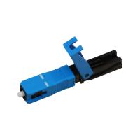 China 3.0mm 2.0X3.0mm Fiber Optic Drop Cable Connector / SC APC fast connector for sale