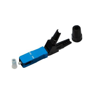 China SM / MM Fiber Optic Fast Connector For 2.0/3.0  FTTH Optic Fiber Fast Connector / Sc Fast Connector for sale