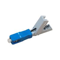 China Insertion Loss 0.2dB SC UPC Fiber Optic Fast Connector 50mm Dimension for sale
