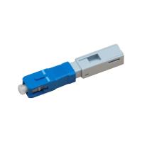 China Insertion Loss 0.2dB SC UPC Fiber Optic Fast Connector 50mm Dimension for sale