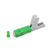 China Customized Drop Cable Sc Apc Connector Green Low IL  Convenient For Field Installation for sale