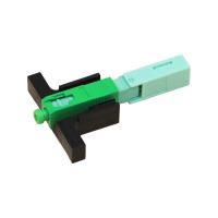 China CWDM System Fiber Optic Fast Connector SC APC Fiber Connector Green / Blue for sale