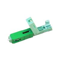 China CWDM System Fiber Optic Fast Connector SC APC Fiber Connector Green / Blue for sale